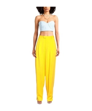 Marni High Waist Slim Fit Suit Pants