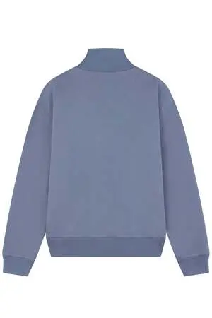 Maison Kitsuné Long Sleeve Sweatshirt - Blue