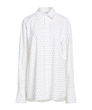 Sportmax Solid Long Sleeve Shirt - White