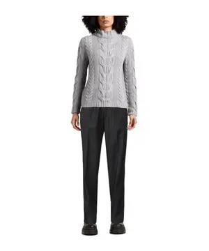 Isabel Marant Étoile Wool Trousers With Prince Of Wales Check And Drawstring Waist