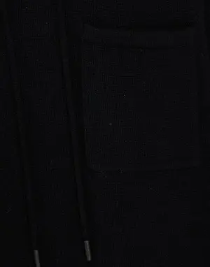 Max Mara Solid Color Hooded Knit Sweater
