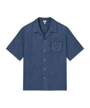 Loewe Embroidered Chambray Shirt