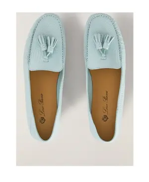 Loro Piana Tassel Detail Loafers - Green