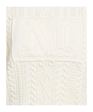 Max Mara Minimalist Solid Cable Knit Top