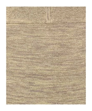 Rick Owens Metallic Knit Asymmetrical Skirt