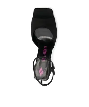 Attico Piper 85mm Satin Sandals