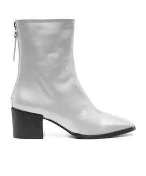 AeydĒ Amina Patent Leather Ankle Boots
