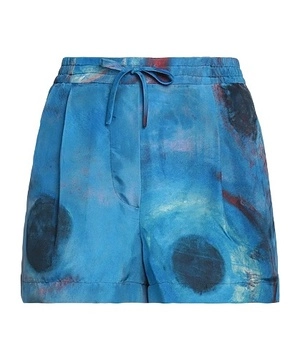 Marni Multi-color High Waist Satin Pants - Blue