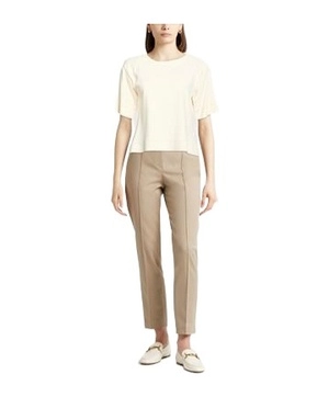 Max Mara Minimalist Solid Color Knit Short-sleeve Top