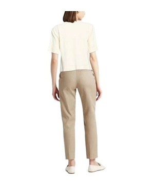 Max Mara Minimalist Solid Color Knit Short-sleeve Top