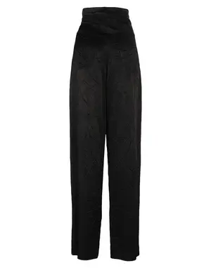 Balenciaga High-waisted Satin Wide-leg Trousers