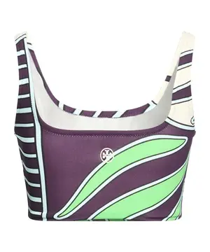 Tory Burch Sleeveless Scoop Neck Sports Top