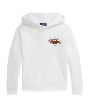 Ralph Lauren Logo Hoodie - White