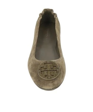 Tory Burch Minimalist Solid Color Leather Shoes