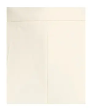 Max Mara Solid Color Stretch Bootcut Pants