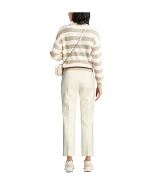 Max Mara Solid Color Stretch Bootcut Pants