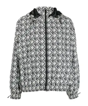 MARINE SERRE Graphic Print Zip-up Jacket