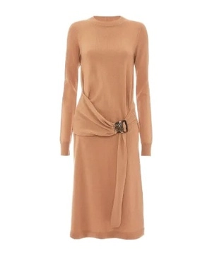 J.W.ANDERSON Buckled-waist Knit Dress - No