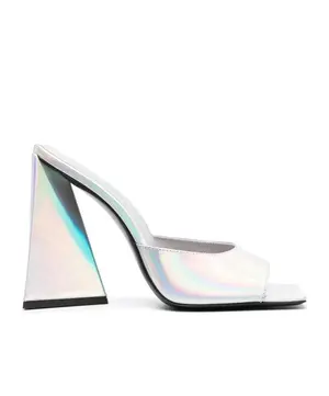Attico Devon 115mm Iridescent Mules