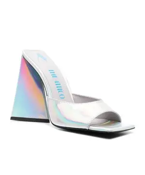 Attico Devon 115mm Iridescent Mules