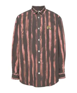DOUBLET Striped Shirt - Black