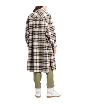 Isabel Marant Étoile Checked Long Sleeve Coat
