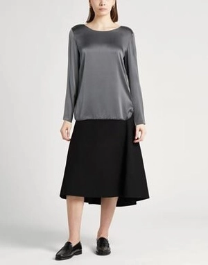 Max Mara Minimalist Solid-color Crew Neck Versatile T-shirt