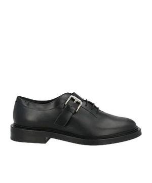Max Mara Glossed-leather Lace-up Shoes
