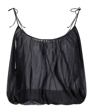 Tory Burch Minimal Versatile Solid Sleeveless Top - Black