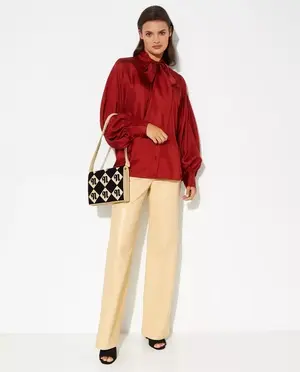 Nanushka High-waist Straight Trousers