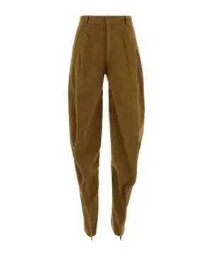 Y/project Velvet Trousers - Brown