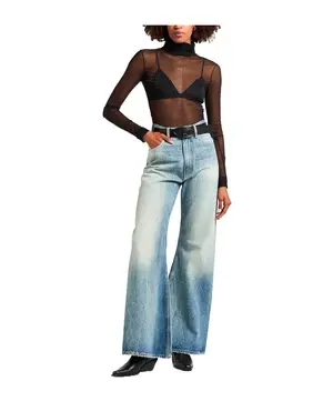 MAISON MARGIELA Solid High-neck Chiffon Jumpsuit
