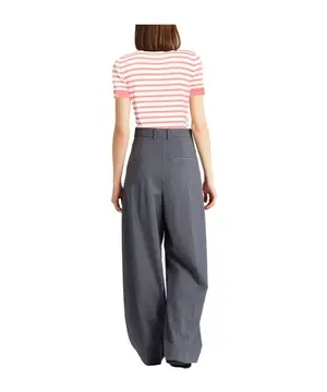 Max Mara Striped Knit Short-sleeve T-shirt