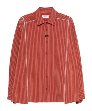 Martine Rose Striped Shirt - Brown