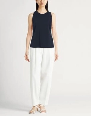 Max Mara Stylish And Elegant Solid-color Sleeveless Stretch T-shirt