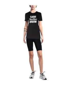 Max Mara Short Sleeve Printed T-shirt - Black