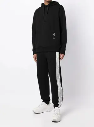 Helmut Lang Metallic-detail Track Pants