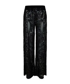 Norma Kamali Sequined Casual Pants