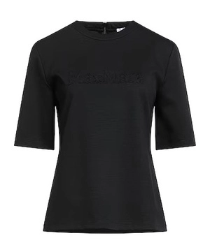 Max Mara Logo Print T-shirt - Black