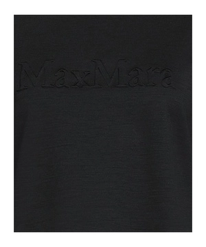 Max Mara Logo Print T-shirt - Black