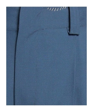 Marni High Waist Plaid Flare Pants