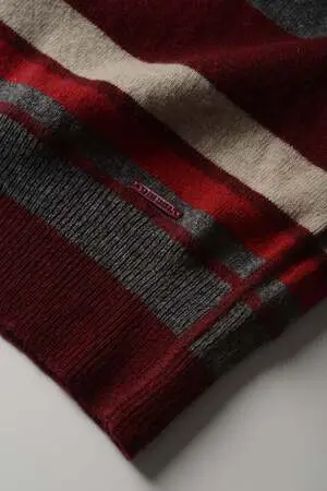 DIESEL® Striped V-neck Jumper
