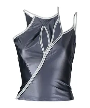 Ottolinger Cut-out Vest Top - Gray