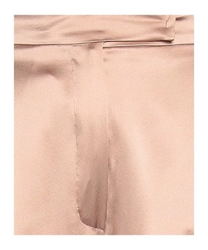 Max Mara High-waisted Loose Straight-leg Satin Trousers