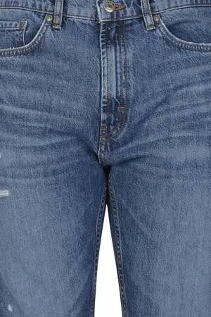 Hugo Boss Straight Leg Distressed Jeans