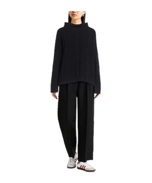Max Mara Solid Turtleneck Knit Sweater