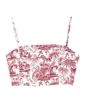 Staud Floral Printed Tank Top