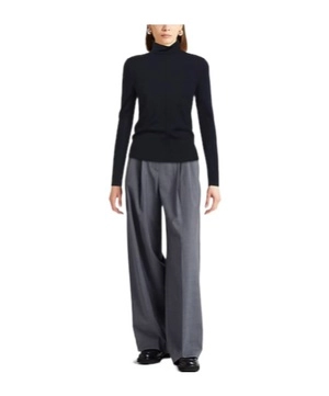 Chloé Long-sleeve Wool Turtleneck Top