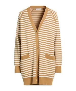 MAX MARA Max Mara Classic Striped Knit Cardigan