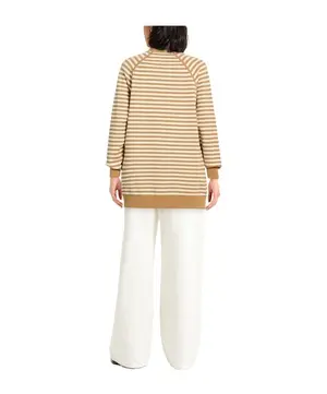 Max Mara Classic Striped Knit Cardigan